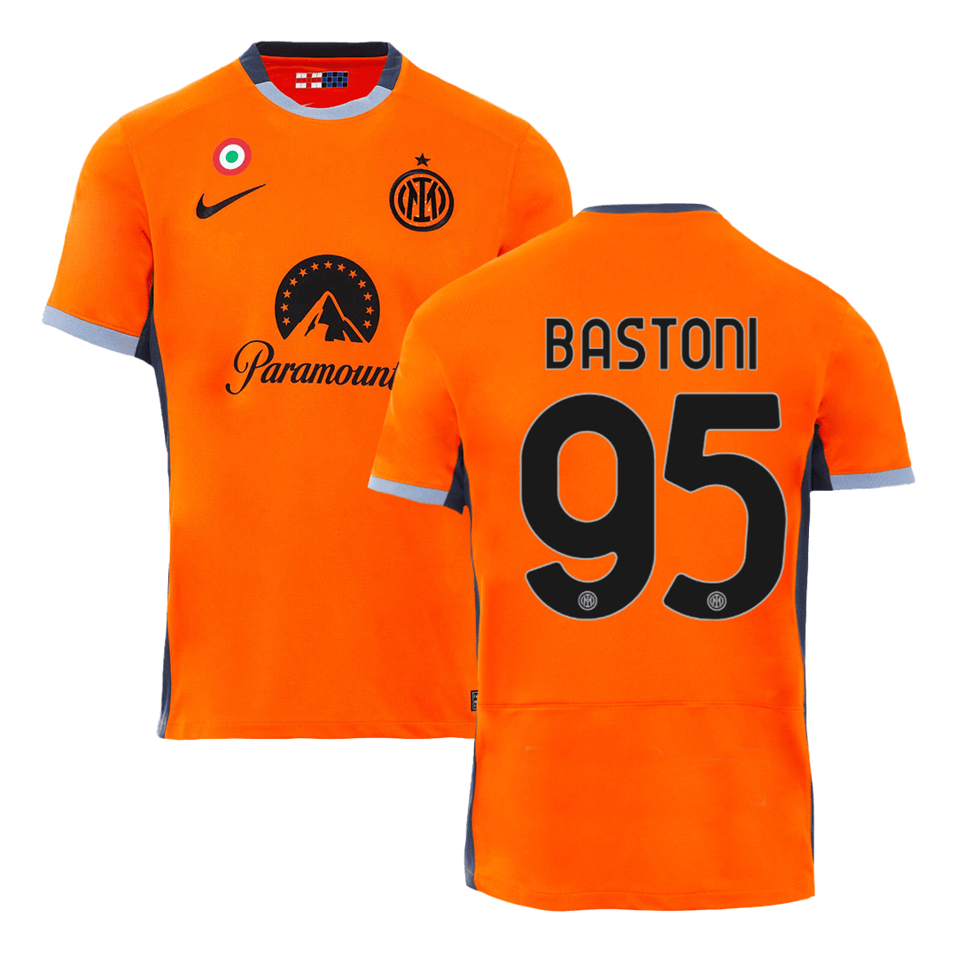 Inter Milan Jersey BASTONI #95 Soccer Jersey Third Away 2023/24 ...