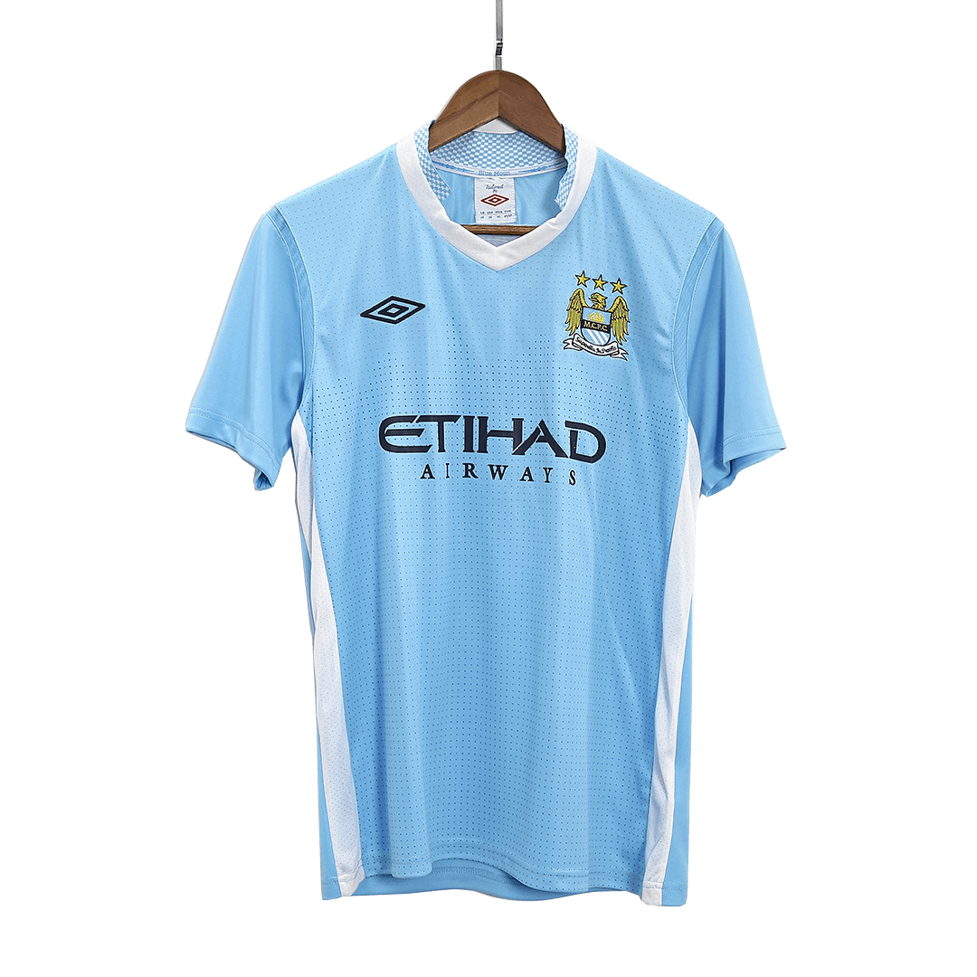 Manchester City Jersey Custom Home Soccer Retro Jersey 2011/12 | Best ...