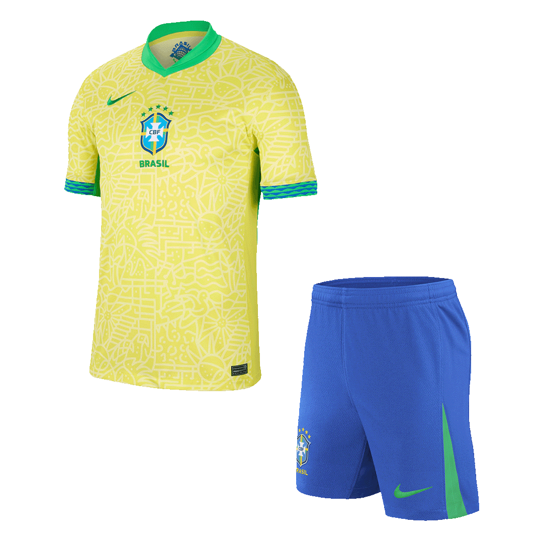 Brazil Home Soccer Uniform Kits 2024 | Bestsoccerstore