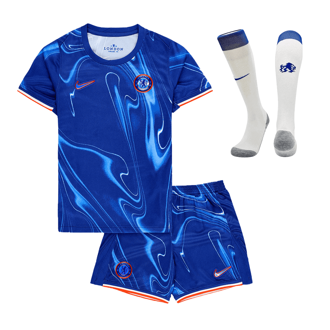 Kids Chelsea Custom Home Full Soccer Kits 2024/25 | Bestsoccerstore