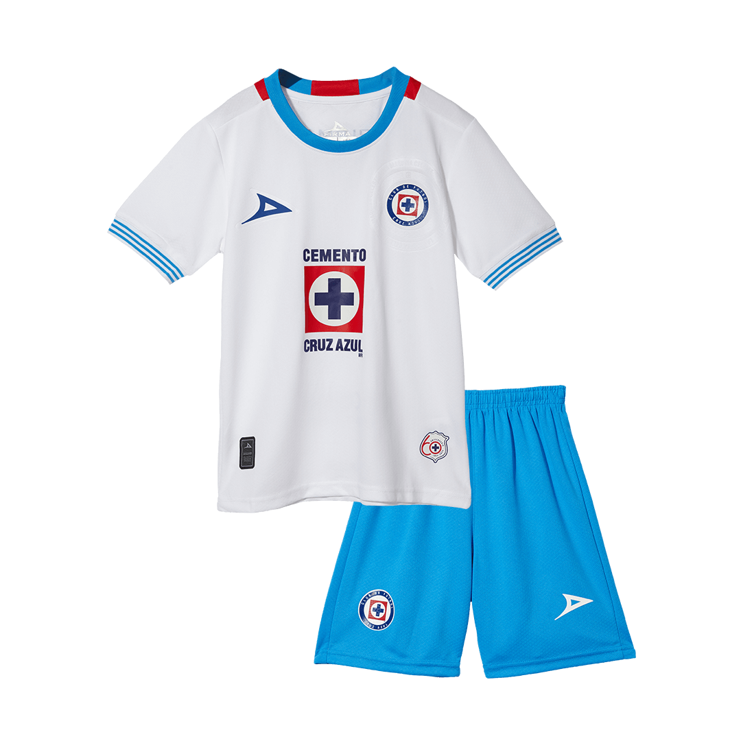 Kids Cruz Azul Away Soccer Kits 2024/25 | Bestsoccerstore