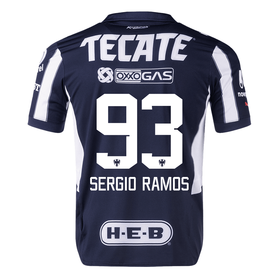 Authentic SERGIO RAMOS #93 Soccer Jersey Monterrey Home Shirt 2024/25 | bestsoccerstore