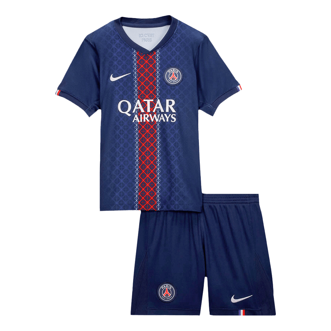 Kids PSG Custom Home Soccer Kits 2025/26 | Bestsoccerstore